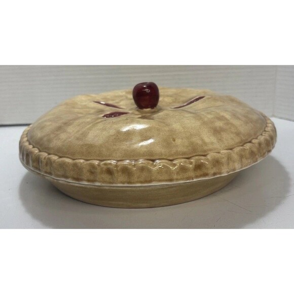 McCloud | Dining | Vtg Mccloud Mold 983 Apple Pie Dish And Cover Keeper ...